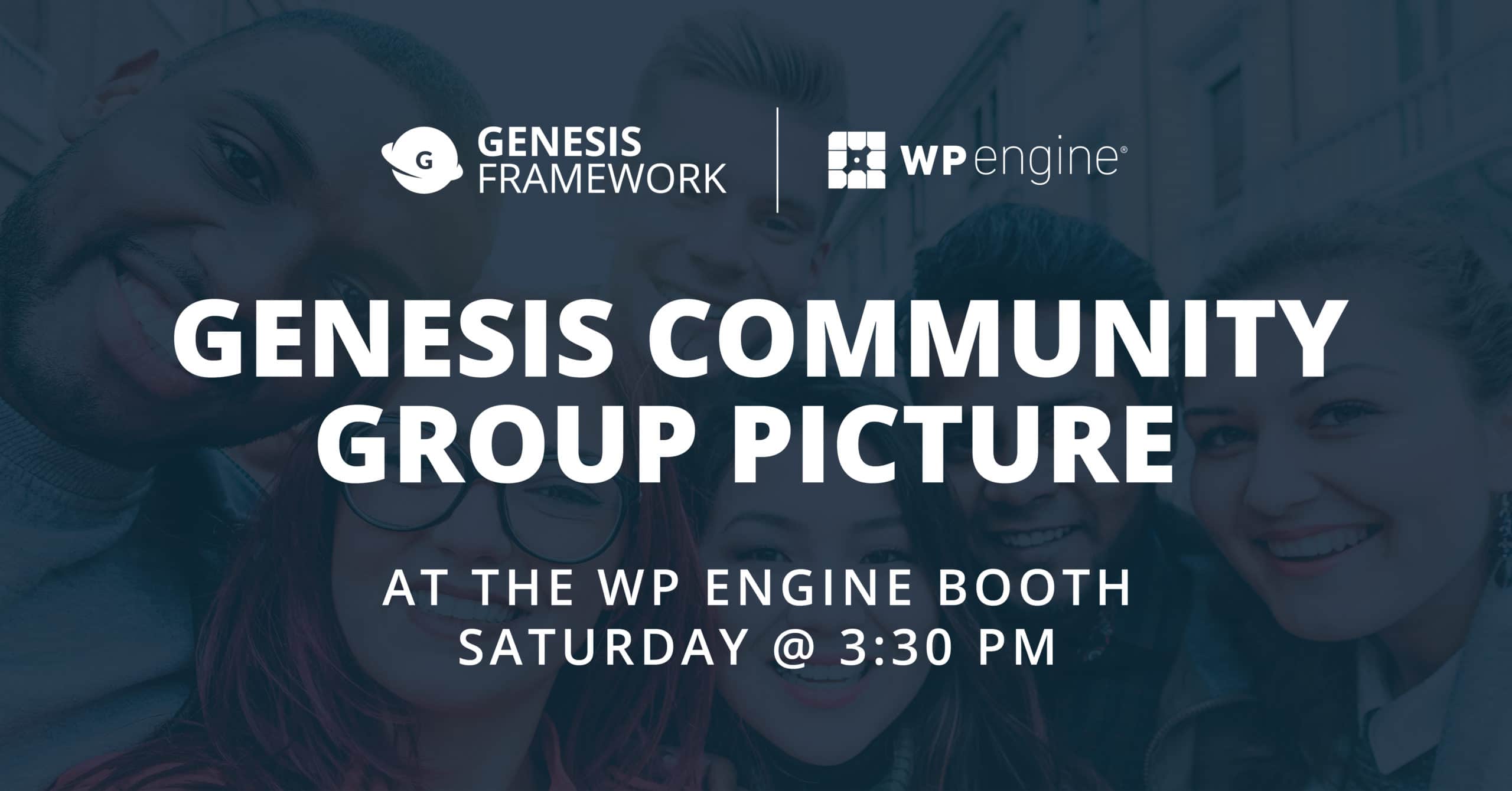 Genesis Community Photograph 2018 – Please Join Us!